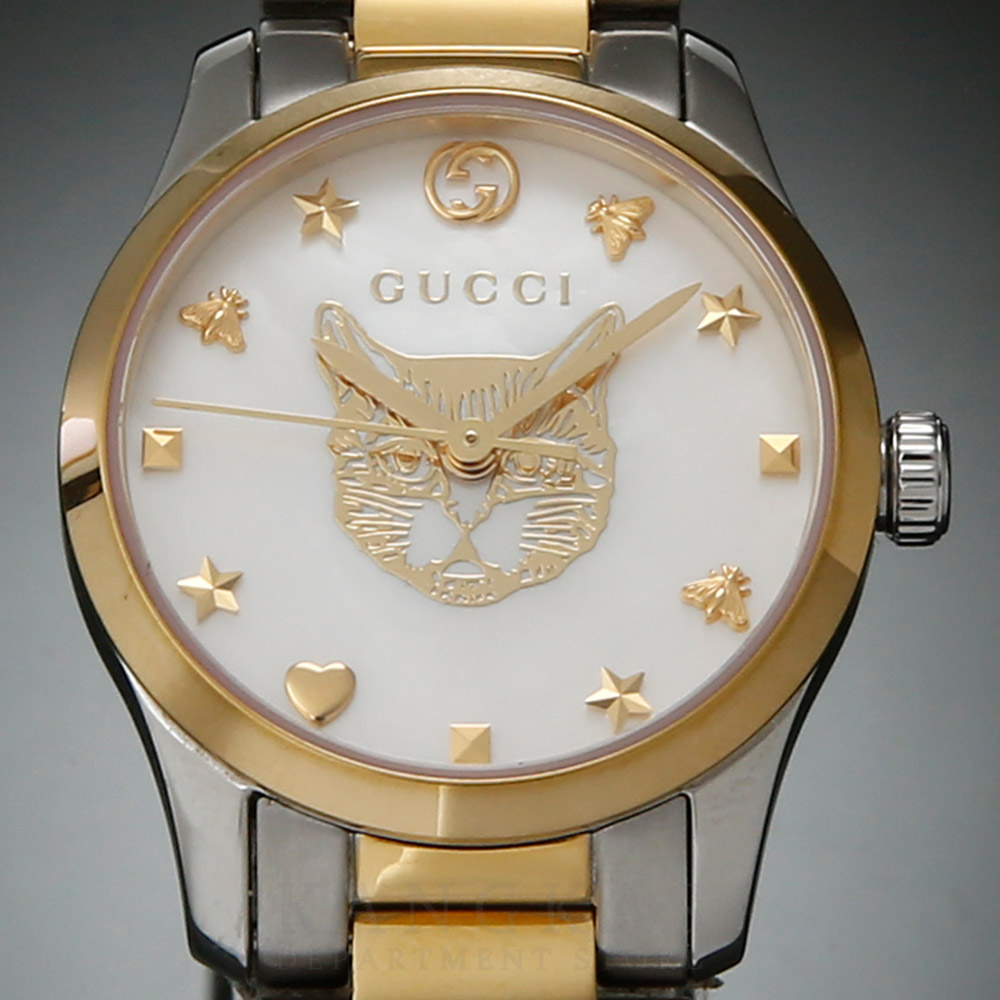 GUCCI(USED)구찌 YA1265012 G 타임리스 캣워치 | 캉카스백화점