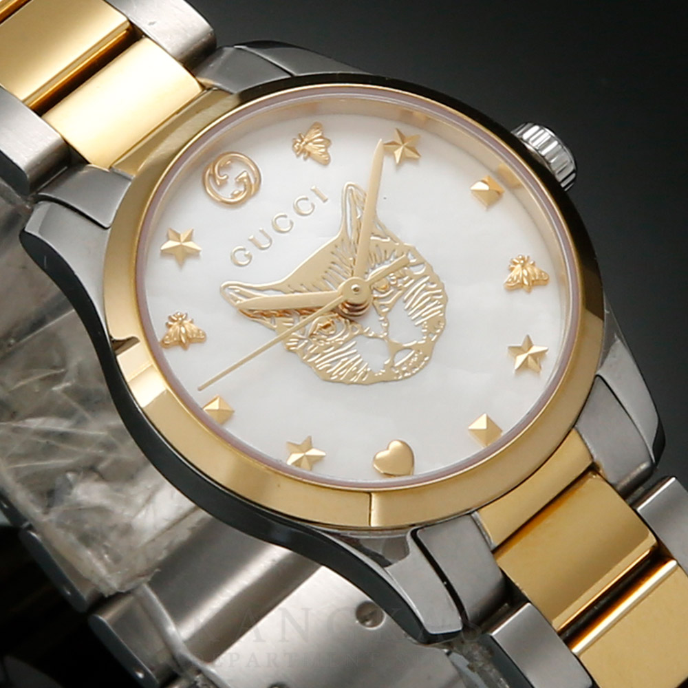 GUCCI(USED)구찌 YA1265012 G 타임리스 캣워치 | 캉카스백화점